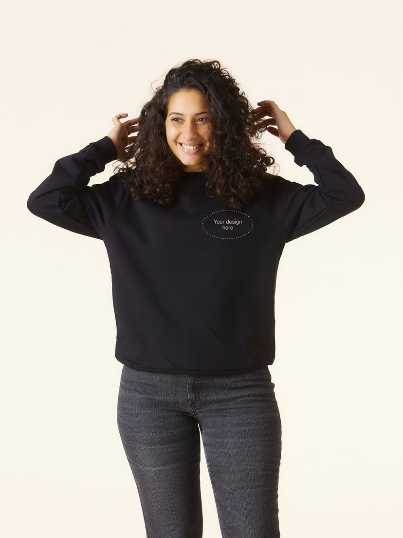 Personalised oversized crewneck