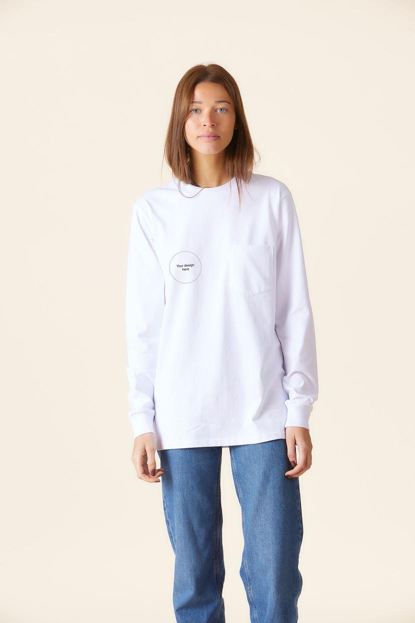 Selection of Custom Long Sleeves | Premium Merch with Logo