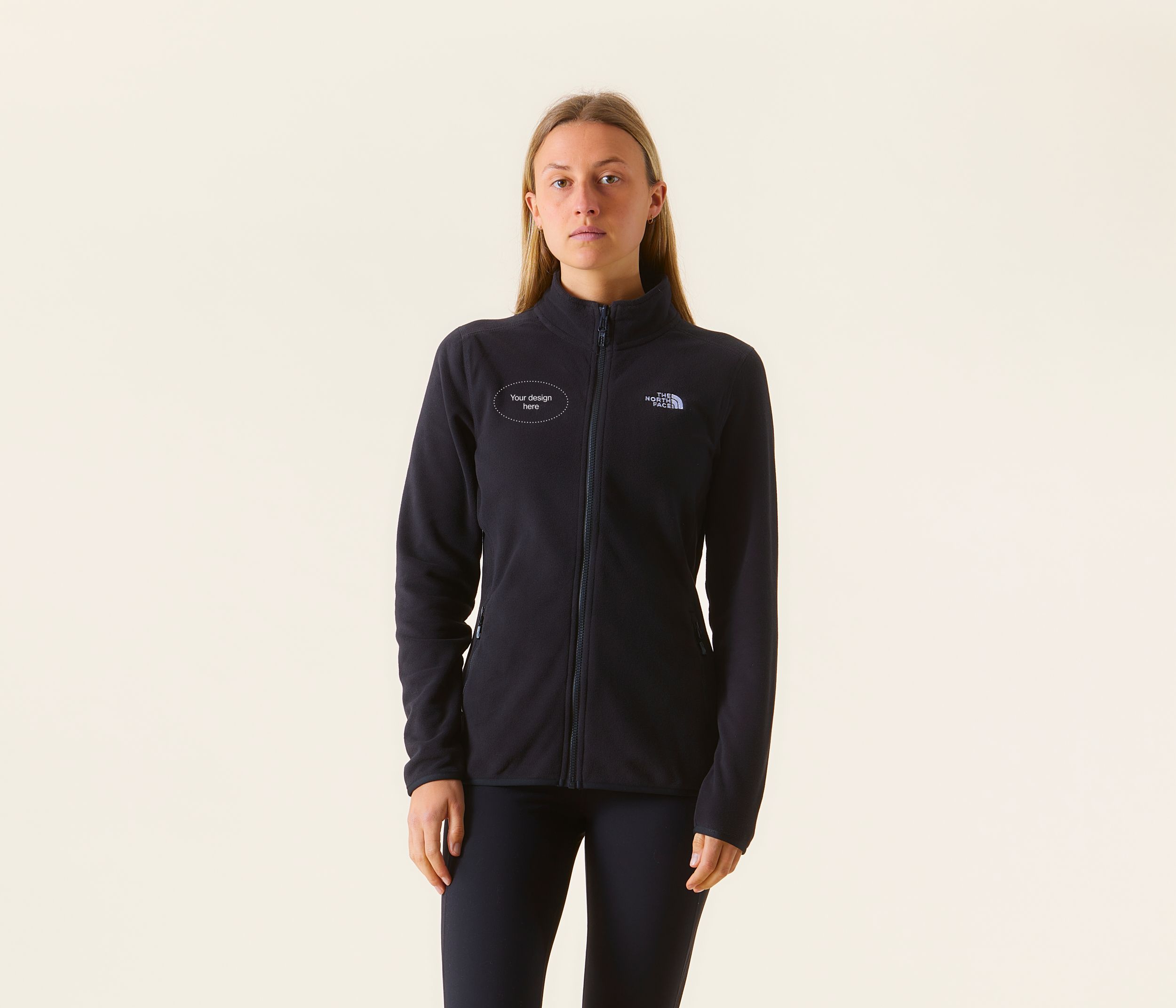 Custom The North Face Zip Fleece | Premium Apparel with Logo