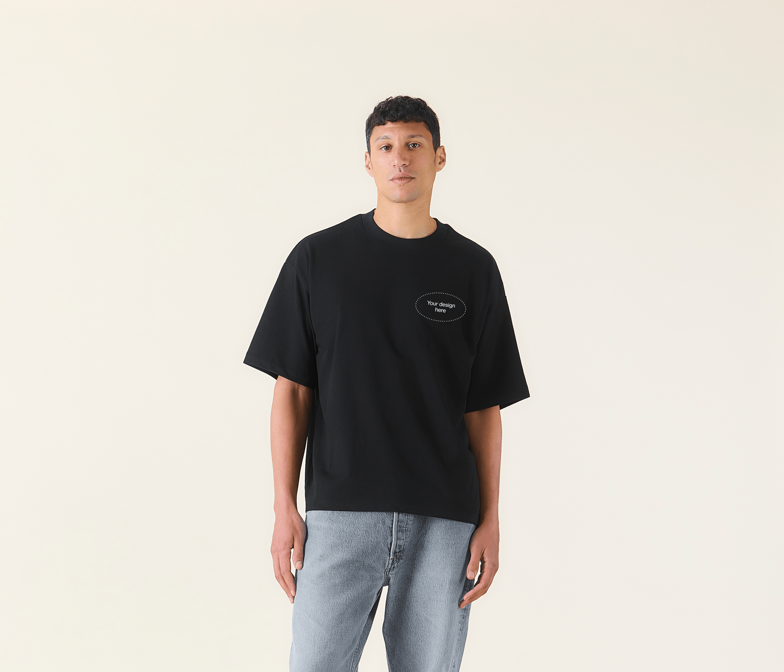 Custom Boxy Heavy T-Shirt | Premium Oversized Tees with Logo